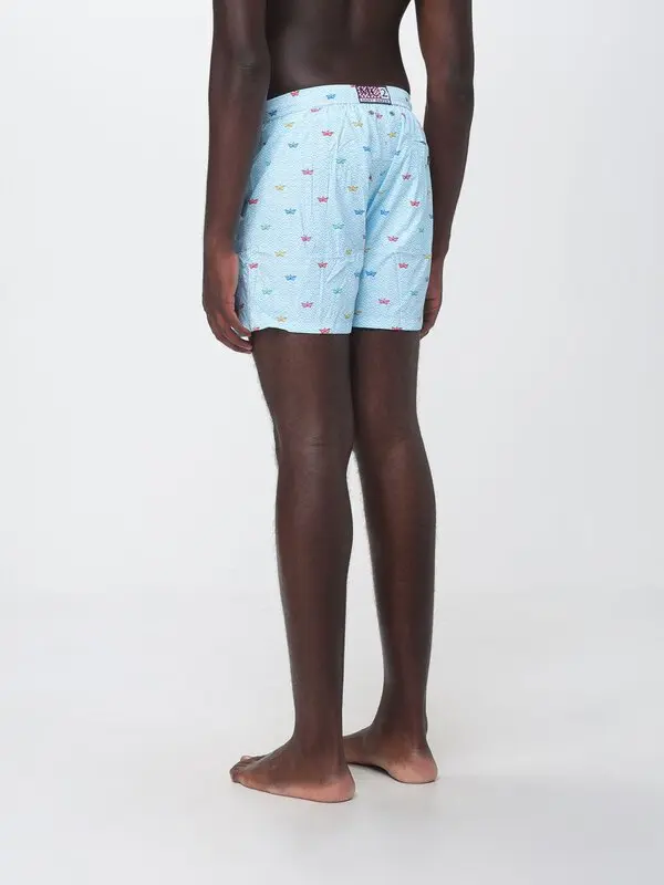 MC2 SAINT BARTH Printed Swim Shorts - Gnawed Blue