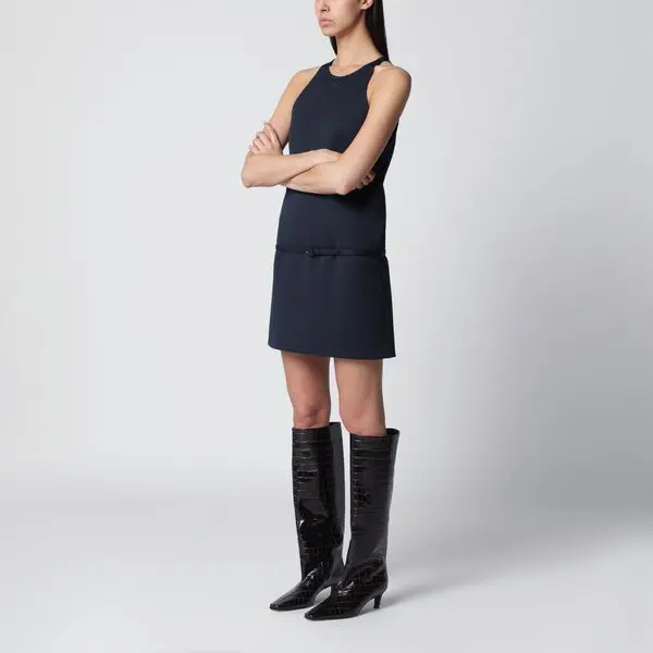 COURREGES Sleeveless A-line Mini Dress With Belt