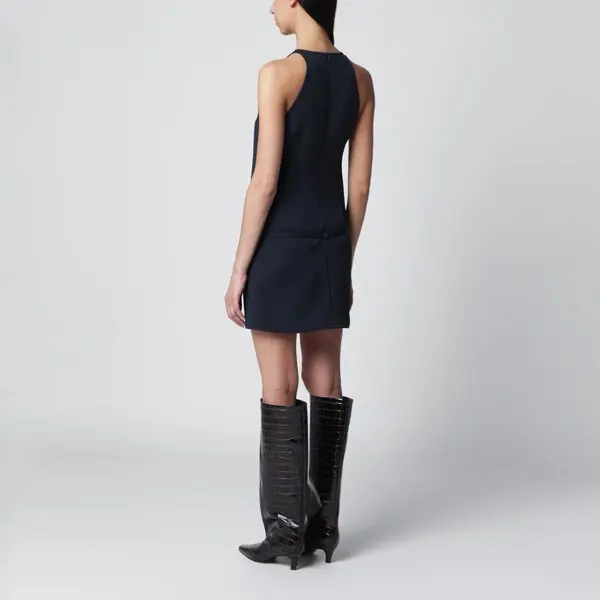 COURREGES Sleeveless A-line Mini Dress With Belt