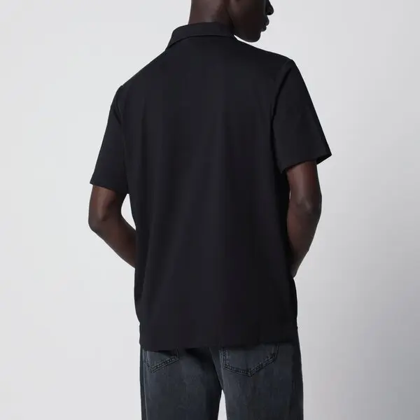 Moncler Polo Shirt With Logo Patch