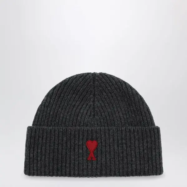 Ami Wool Beanie - Grey