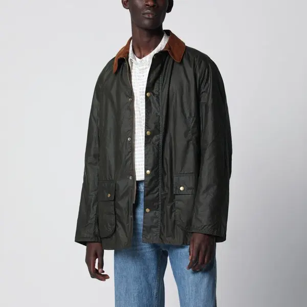 Barbour Lightweight Waxed Ashby Jacket - Green
