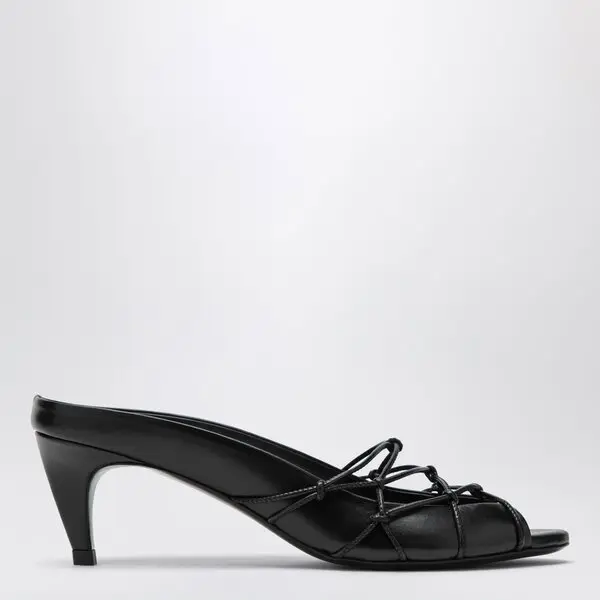 JUDE Knotty Leather Slide Sandals