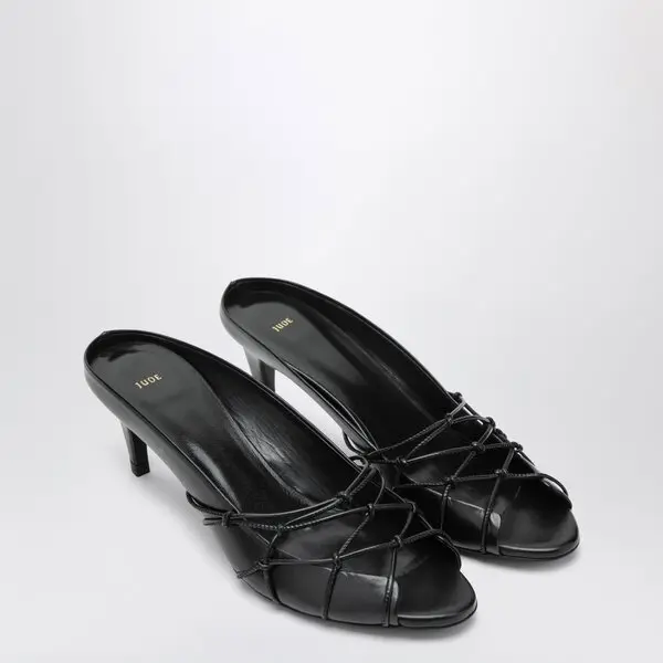 JUDE Knotty Leather Slide Sandals