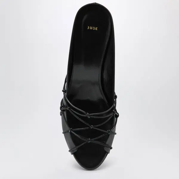 JUDE Knotty Leather Slide Sandals