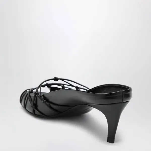 JUDE Knotty Leather Slide Sandals