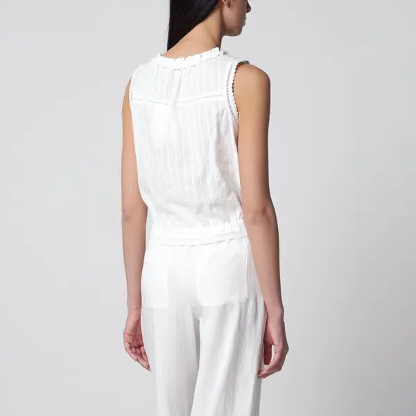 DUNST Perforated Cotton Tank Top