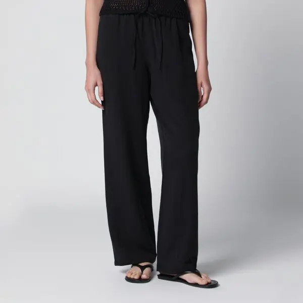 DUNST Rayon Trousers - Black