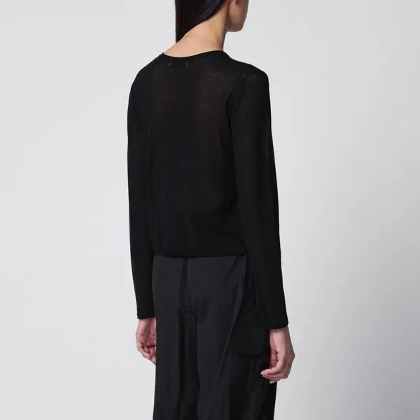 DUNST Cotton-blend Cardigan - Black