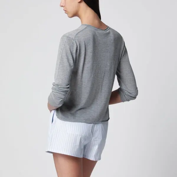 DUNST Mélange Cotton-blend Cardigan