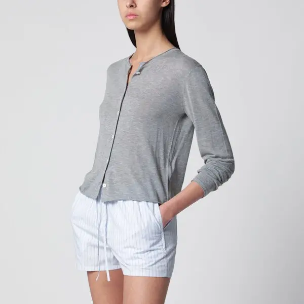 DUNST Mélange Cotton-blend Cardigan
