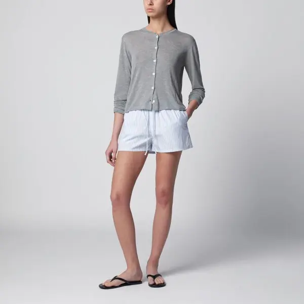 DUNST Mélange Cotton-blend Cardigan