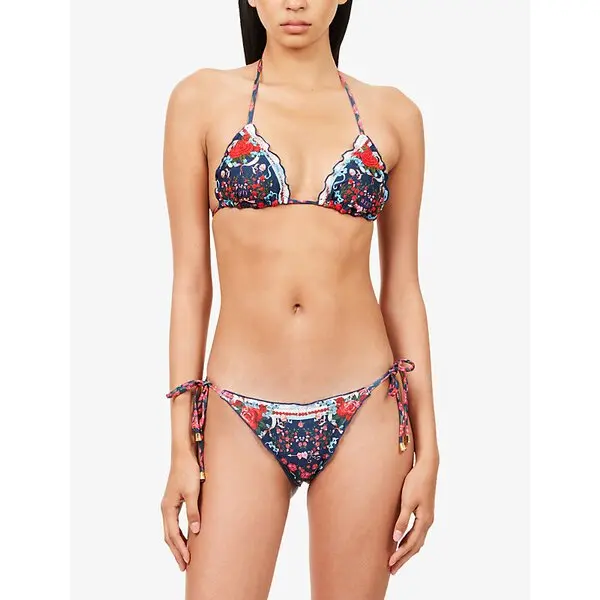 Agua Bendita Lolita Ruched Cherish Bikini Top