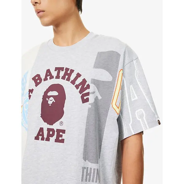 A BATHING APE Logo-print Cotton-jersey T-shirt