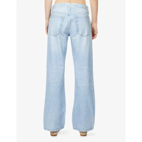 Rag & Bone Miramar Cotton Denim-print Trousers - Aria