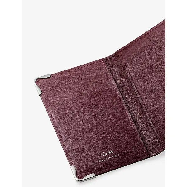 Cartier Must De Leather Card Holder - Beige