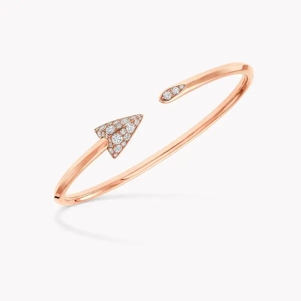 Graff Follow Me Diamond Bangle - Rose Gold