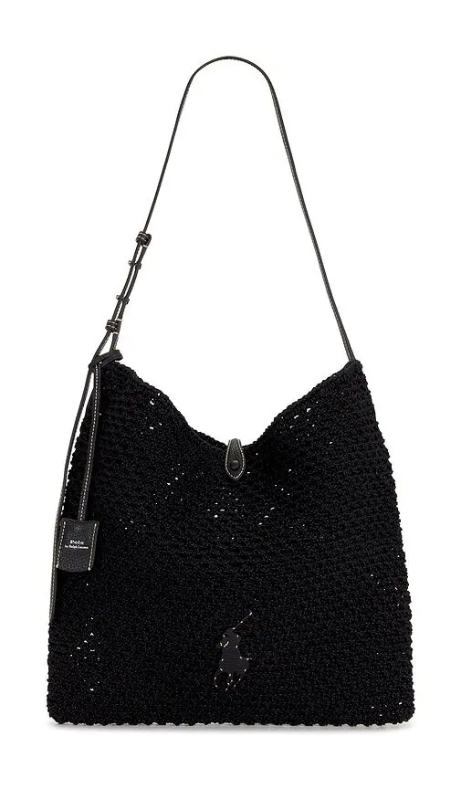 Polo Ralph Lauren Woven Messenger Bag With Removable Pouch