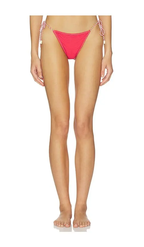 Solid & Striped The Harlow Bikini Bottom - Rooftop Red