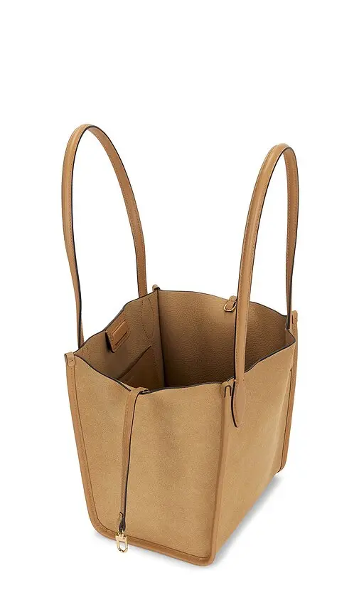 Madewell Small Lexington Tote - Walnut Shell Suede