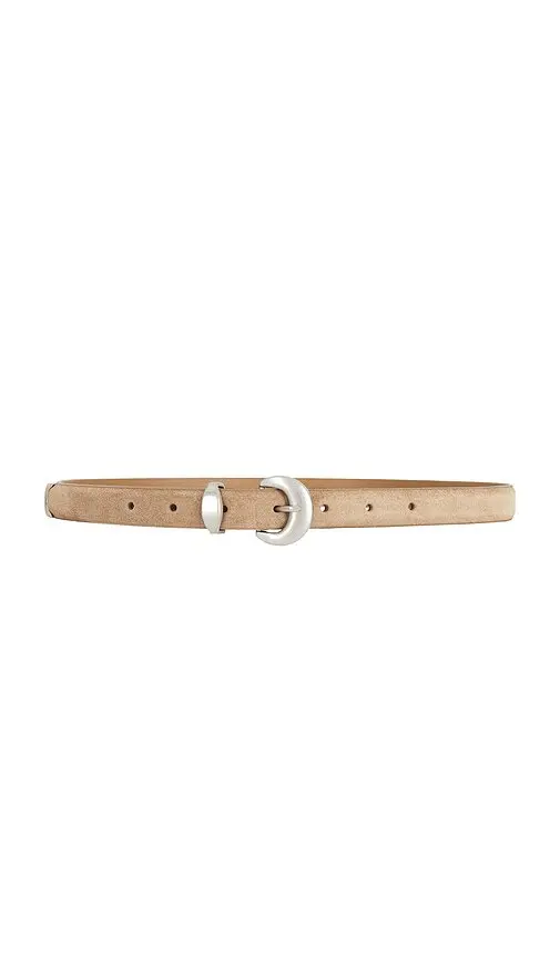 Madewell Lucie Belt - Walnut Shell Suede