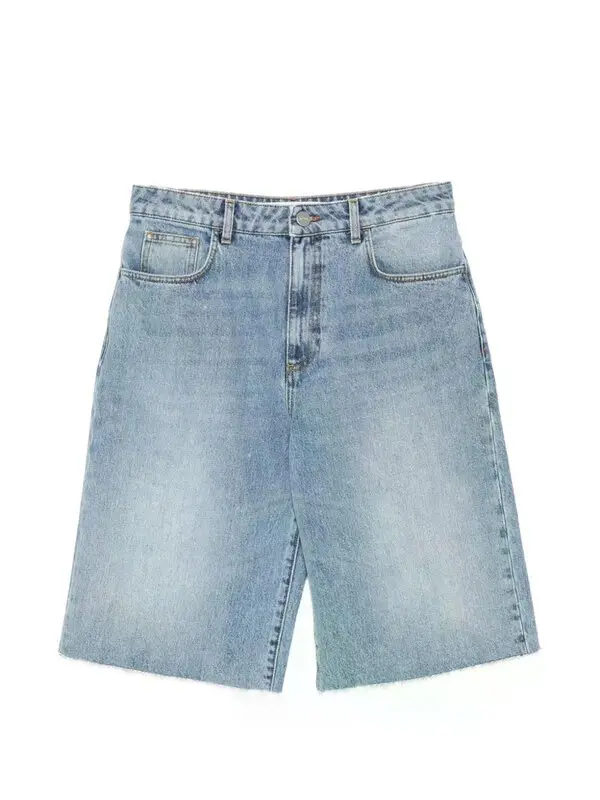 RÓHE Raw-cut Denim Shorts