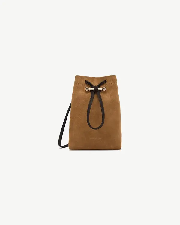 Strathberry Osette Midi Pouch - Brown