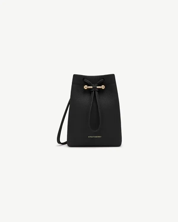Strathberry Osette Large Pouch Bag - Black