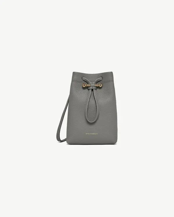 Strathberry Osette Large Pouch Bag - Grey