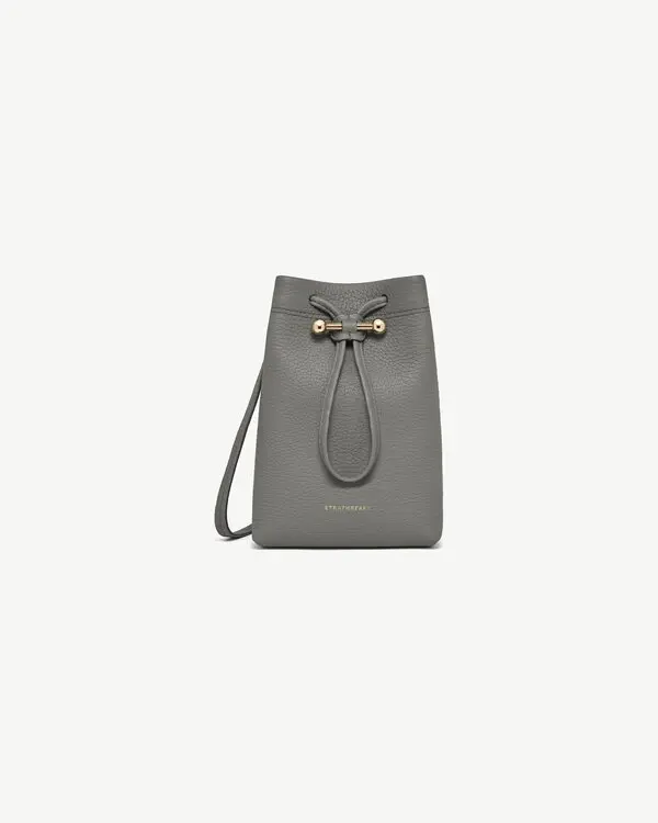 Strathberry Osette Pouch Bag - Grey