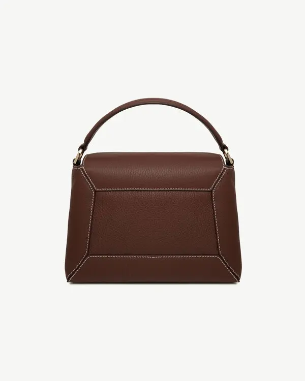 Strathberry Mosaic Top Handle Handbag - Brown