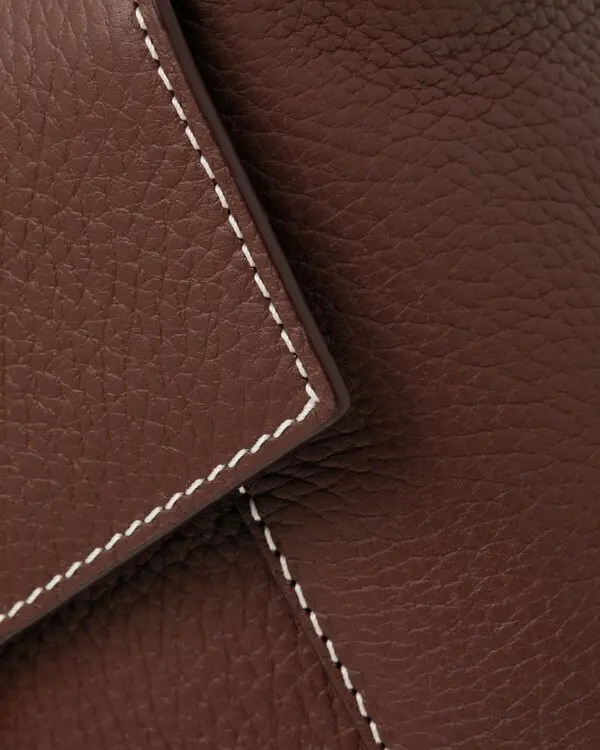 Strathberry Mosaic Top Handle Handbag - Brown