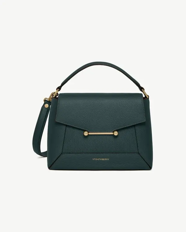 Strathberry Mosaic Top Handle Handbag - Green