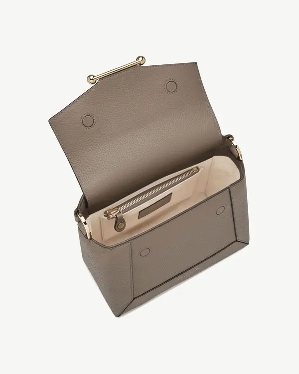 Strathberry Mosaic Top Handle Handbag - Grey