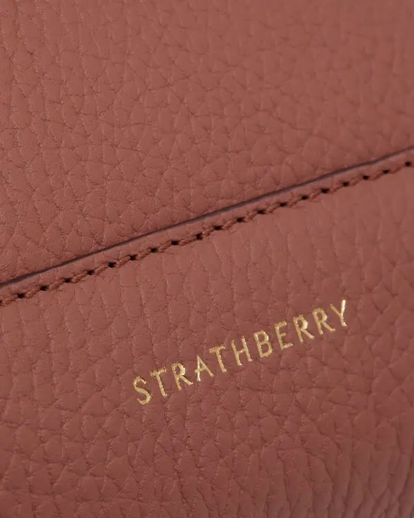 Strathberry Mosaic Top Handle Handbag - Pink