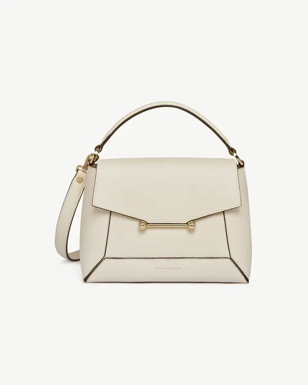 Strathberry Mosaic Top Handle Handbag - White