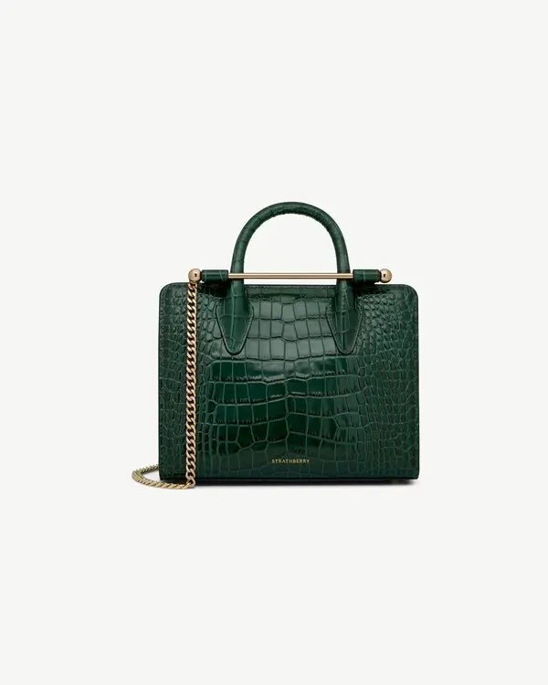 Strathberry Mini Tote Bag - Green