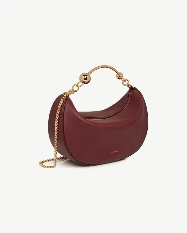 Strathberry Crescent Moon Handbag - Red