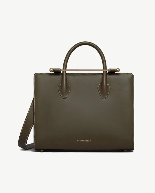 Strathberry Midi Tote Bag - Green