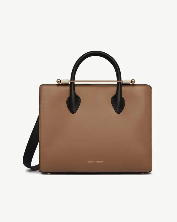 Strathberry Midi Tote Bag - Neutral