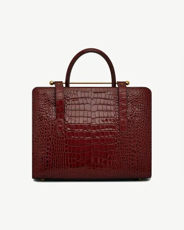 Strathberry Midi Tote Bag - Red