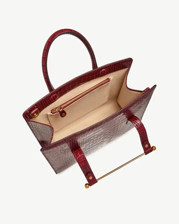 Strathberry Midi Tote Bag - Red