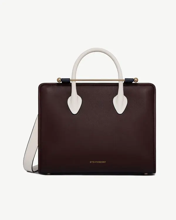 Strathberry Midi Tote Bag - Red