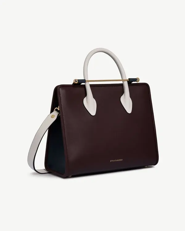 Strathberry Midi Tote Bag - Red