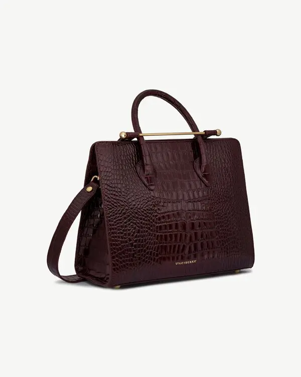 Strathberry Midi Tote Bag - Red