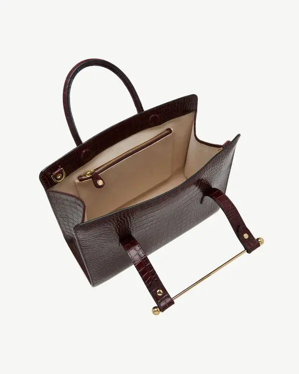 Strathberry Midi Tote Bag - Red