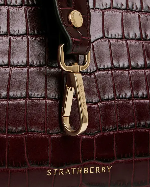 Strathberry Midi Tote Bag - Red