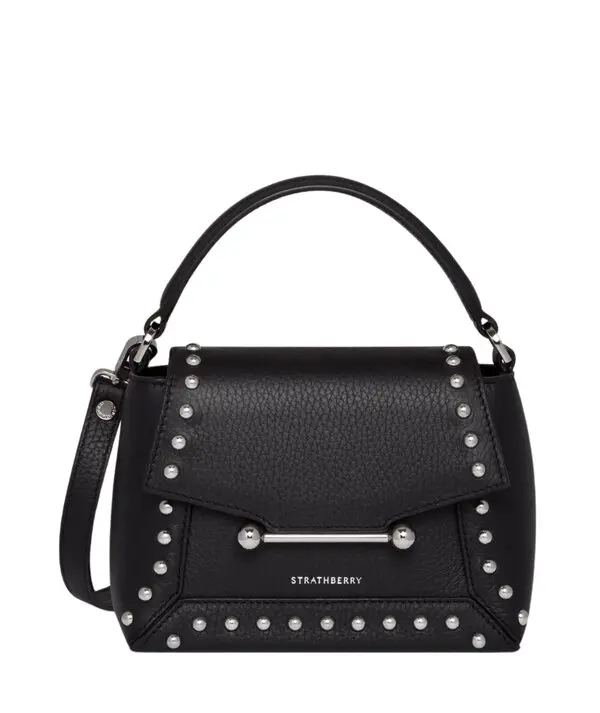 Strathberry Mosaic Nano Handbag - Black