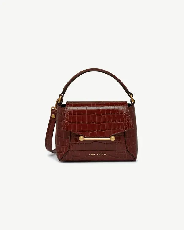 Strathberry Mosaic Nano Handbag - Red