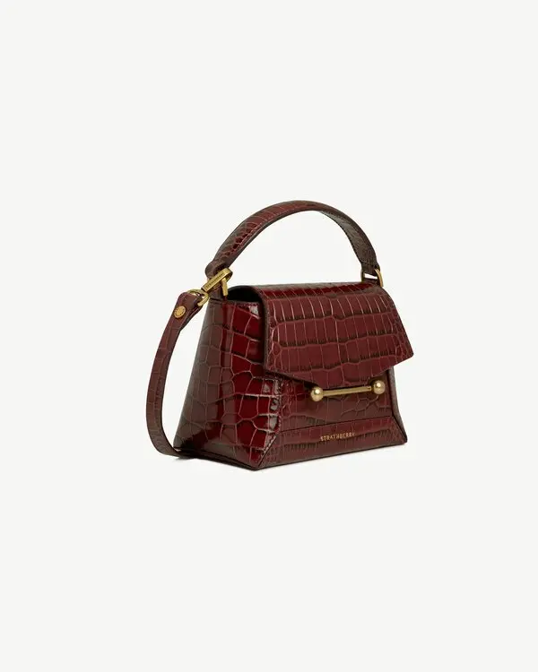 Strathberry Mosaic Nano Handbag - Red